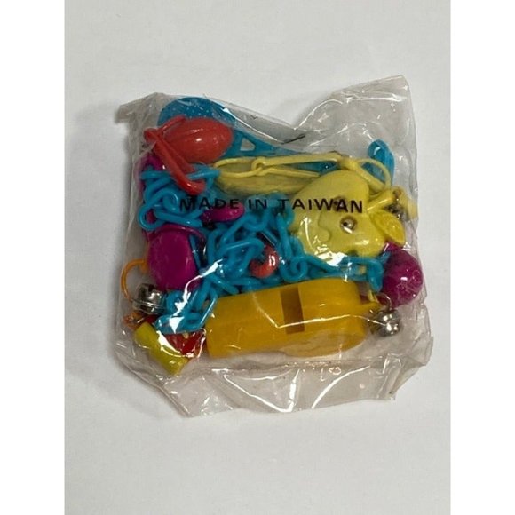 Jewelry | Nos Vintage 8s Plastic Clip Bell Charms Chain Link Necklace ...